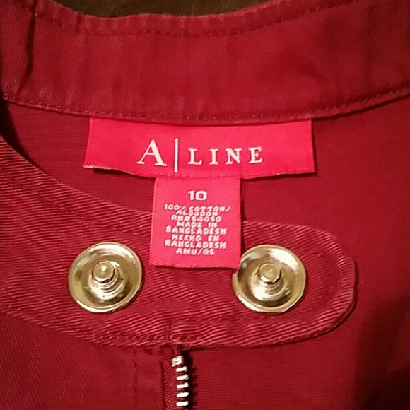 A|Line | Jackets & Coats | Aline Brand Burgandy Colored Jacket | Poshmark